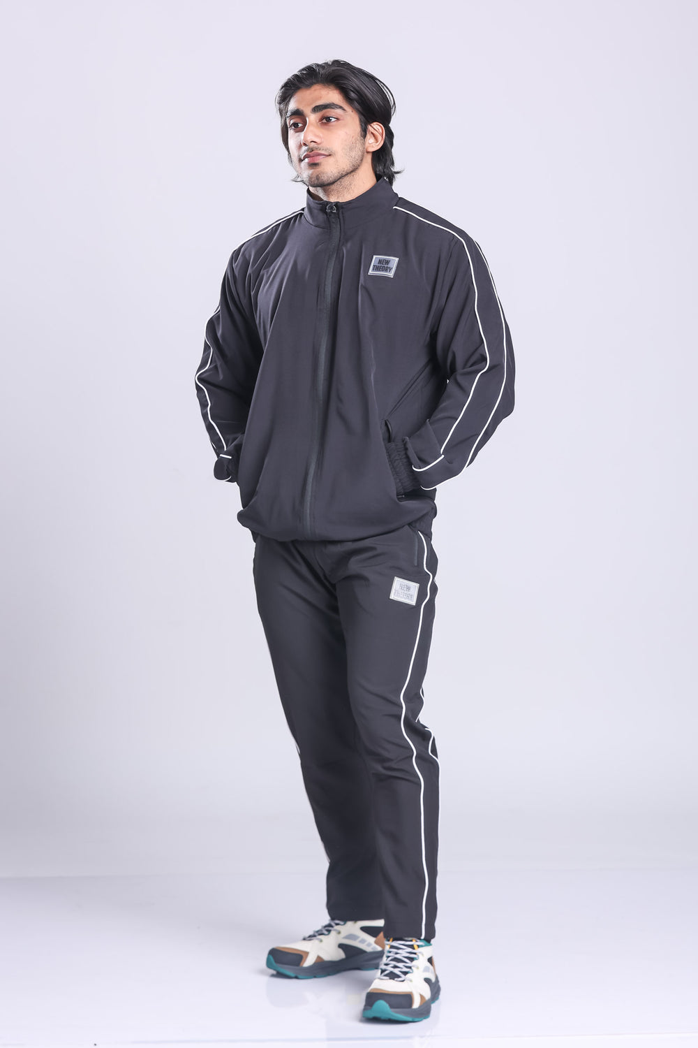 Buy Essential Black Tracksuit - New Theory Clothing