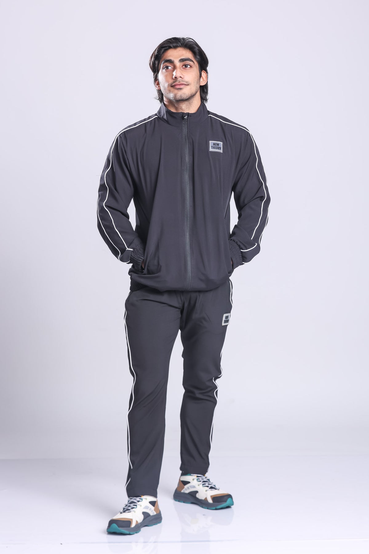 Buy Essential Black Tracksuit - New Theory Clothing