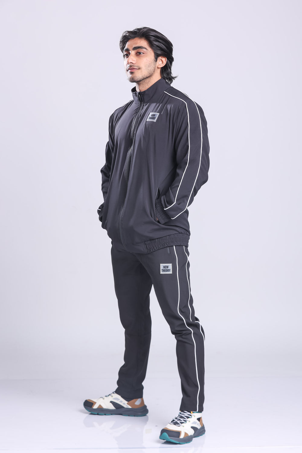 Buy Essential Black Tracksuit - New Theory Clothing