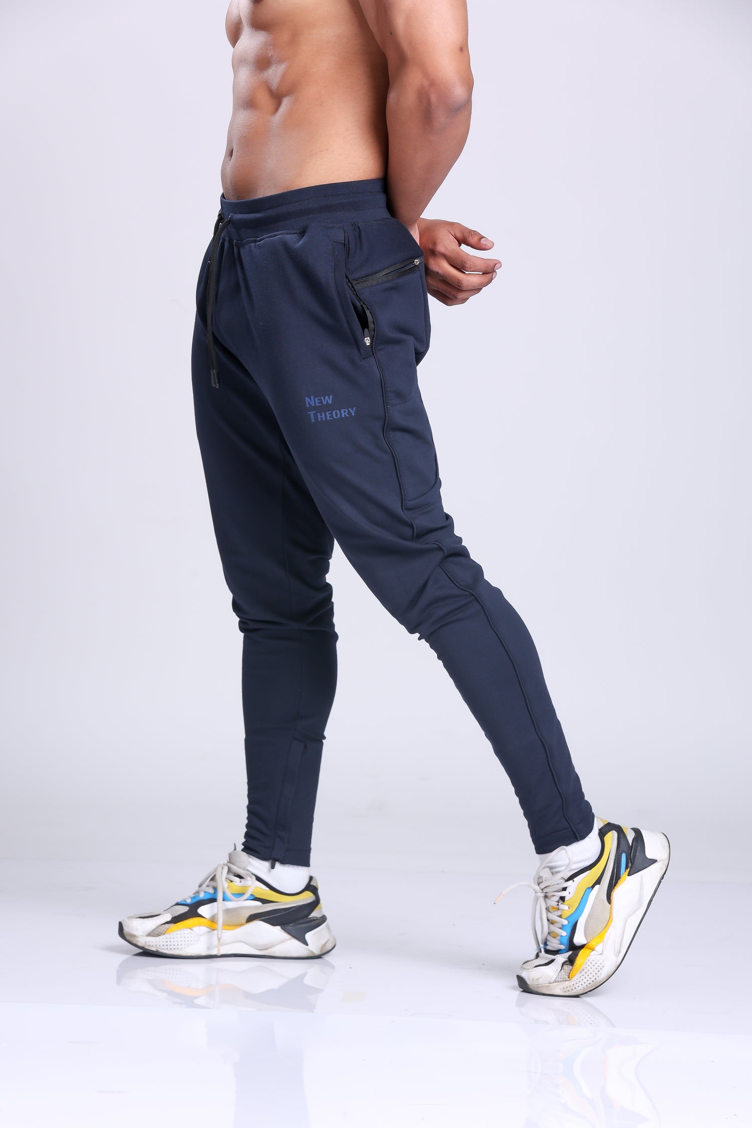 Buy Navy Joggers for Gym and Training - New Theory Clothing