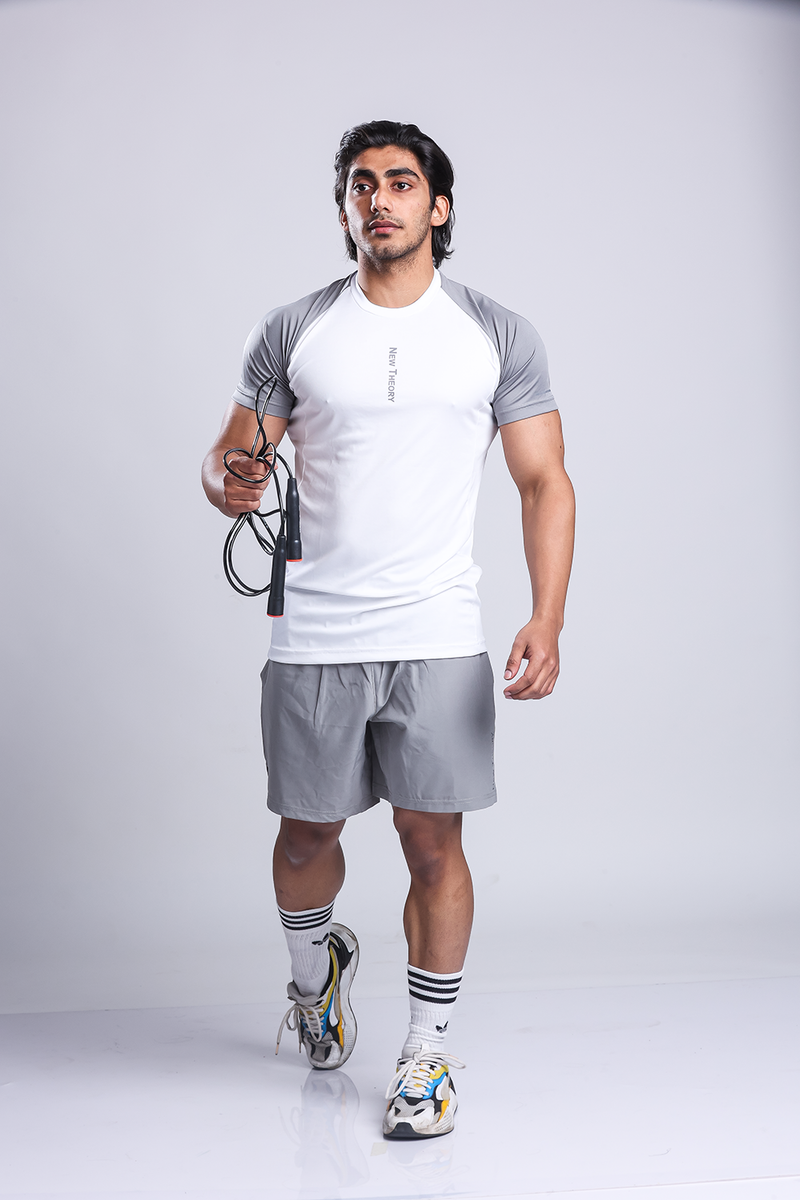 Active Two-Tone Gym T-Shirt - New Theory Clothing Sale
