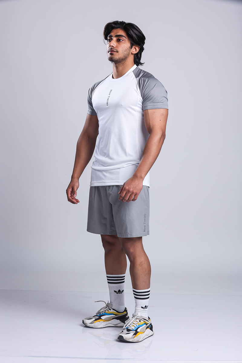 Active Two-Tone Gym T-Shirt - New Theory Clothing Sale